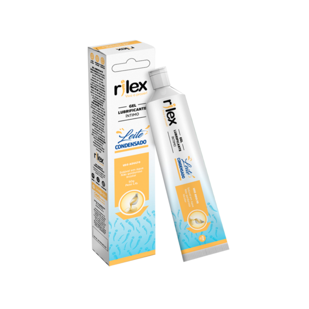 GEL RILEX LEITE CONDENSADO - BISNAGA 50 GRAMAS | Hot Rio