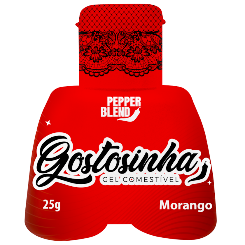 Gostosinha Hot Morango 25g Sex Shop Rio De Janeiro
